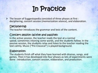 Desuggestopedia | PPTX