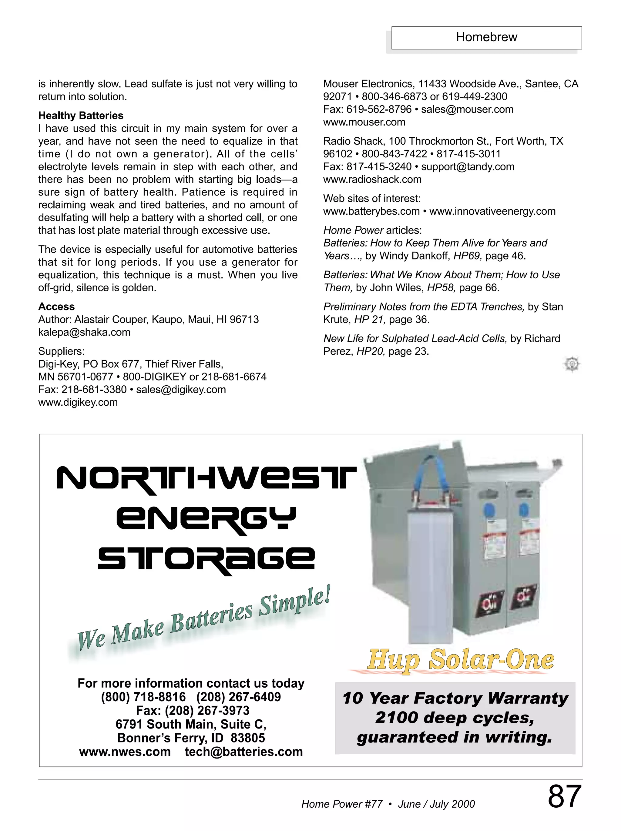Desulfator | PDF