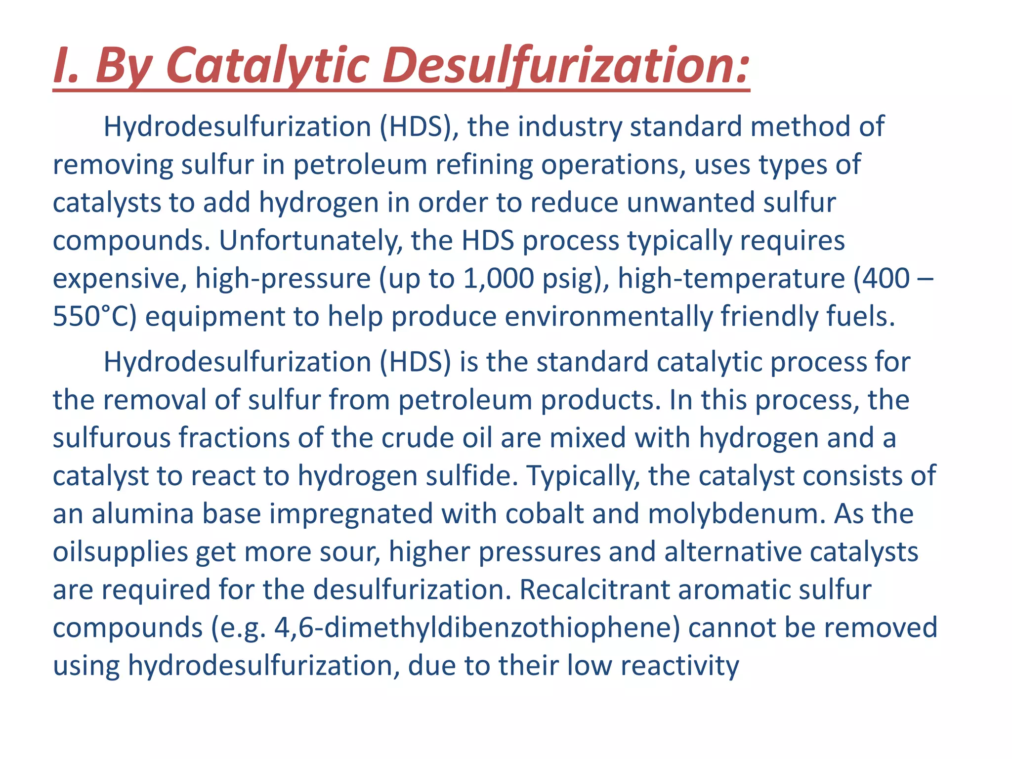 Desulfurization | PPTX