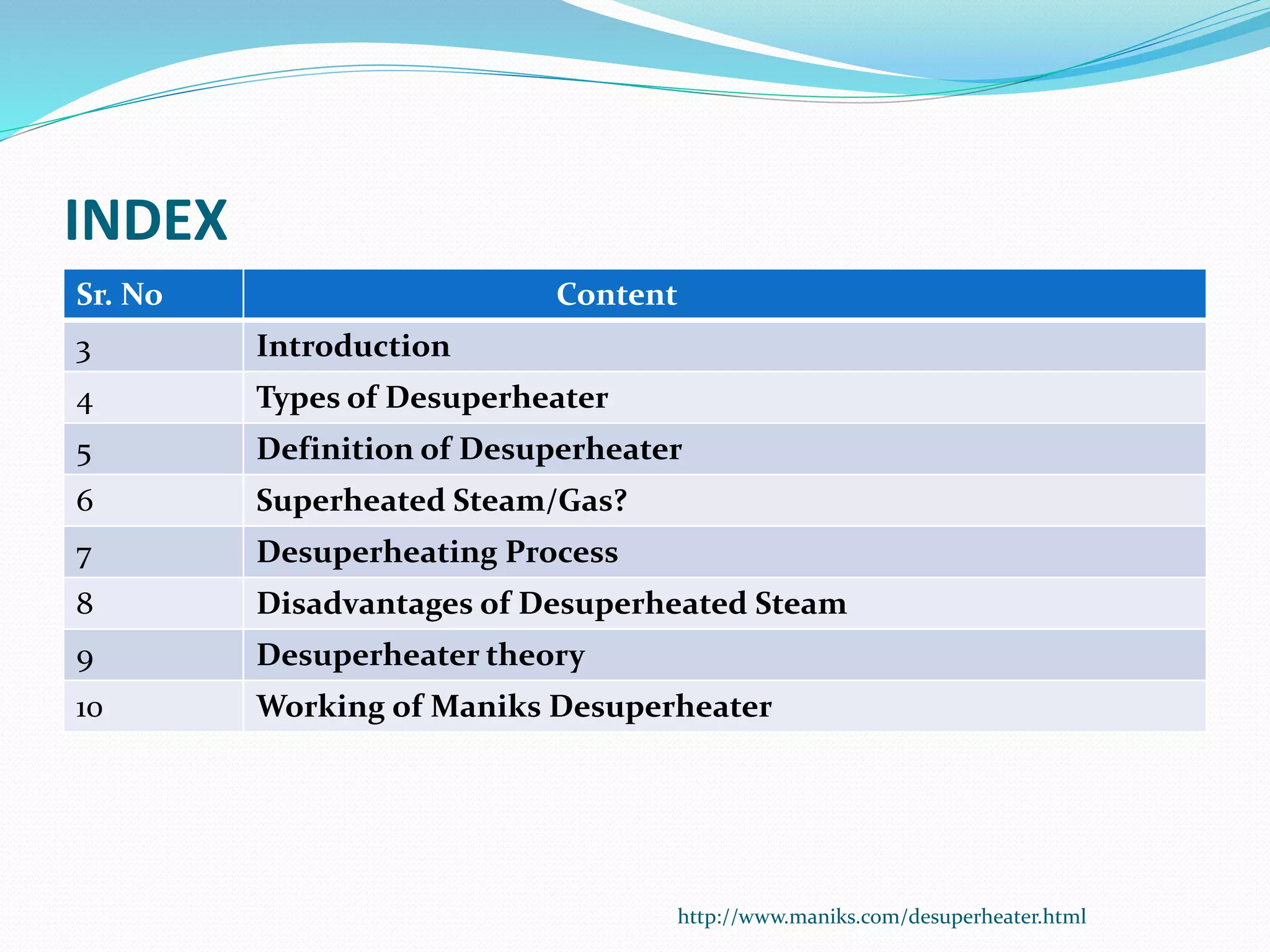 Desuperheater | PPTX