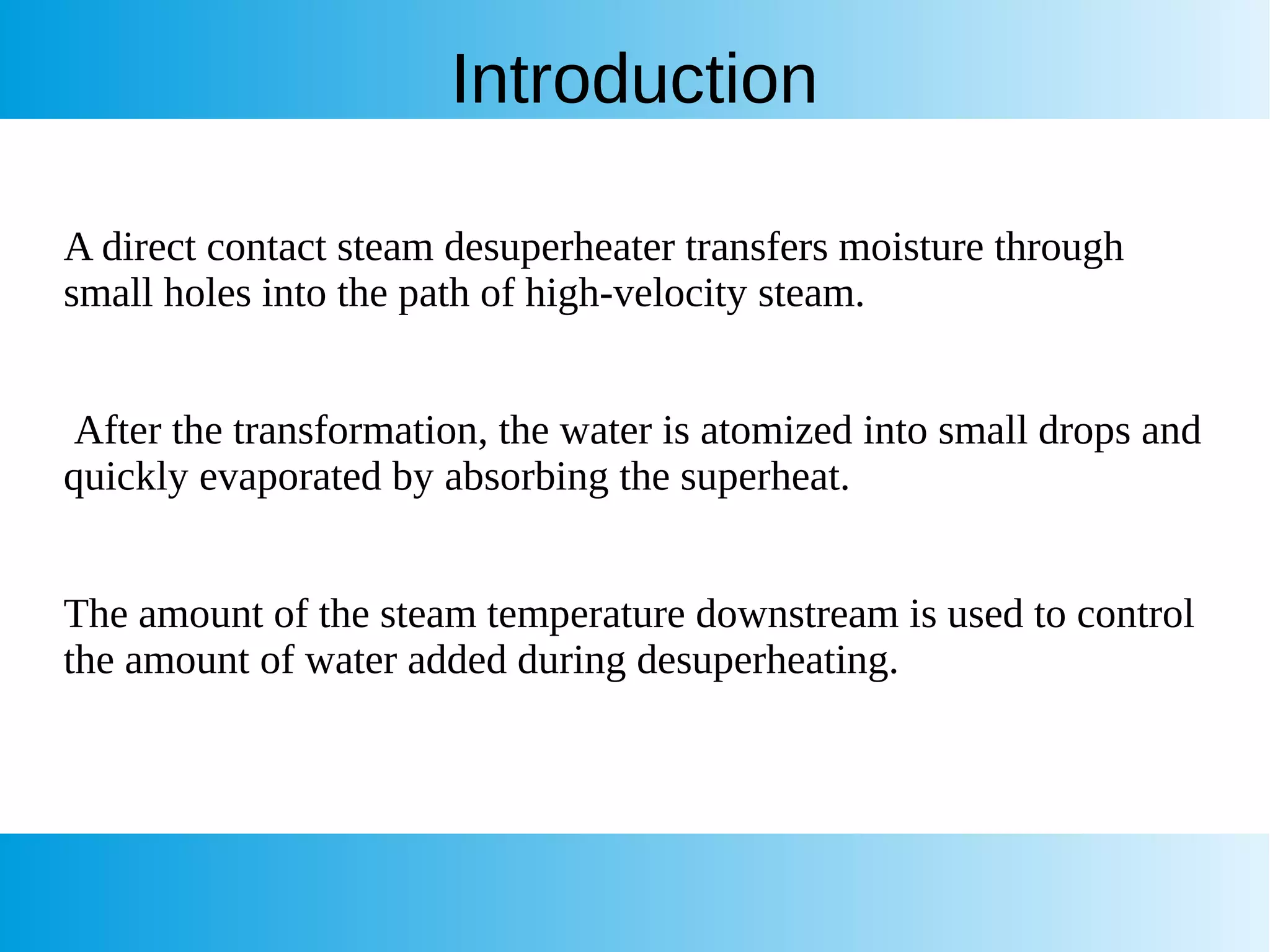 Desuperheater selection guide | ODP