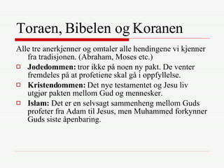 Det Gamle Testamente | PPT