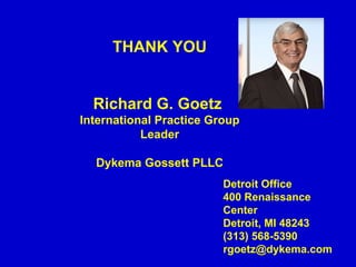 March 2012 - Business Law & Order - Richard G. Goetz | PPT