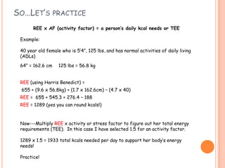 Det 120 estimating kcal, pro, fluid needs 02 13 | PPT