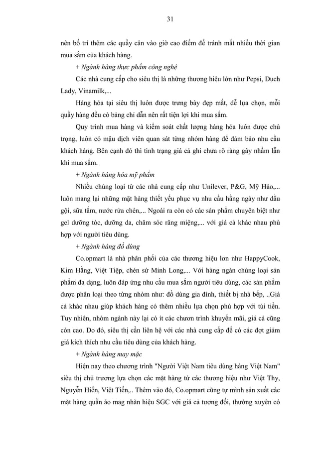 Đề tài: Hoạch định chiến lược marketing cho co.opmart Cần Thơ | PDF