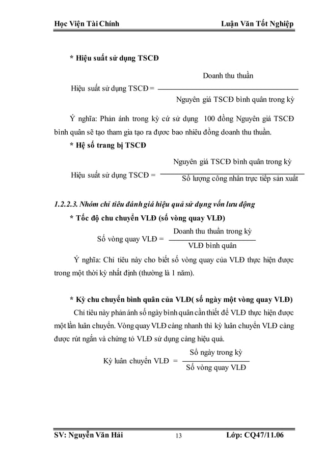 Đề tài: Hiệu quả sử dụng vốn kinh doanh tại công ty Nhà Thép | DOC
