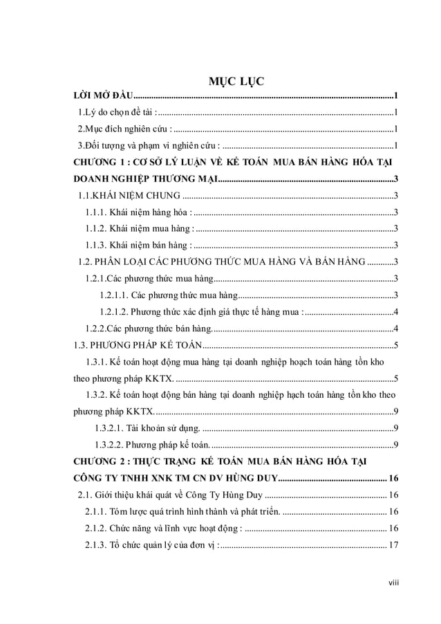 Đề tài: Kế toán mua bán hàng hóa trong công ty thương mại, HAY | DOC