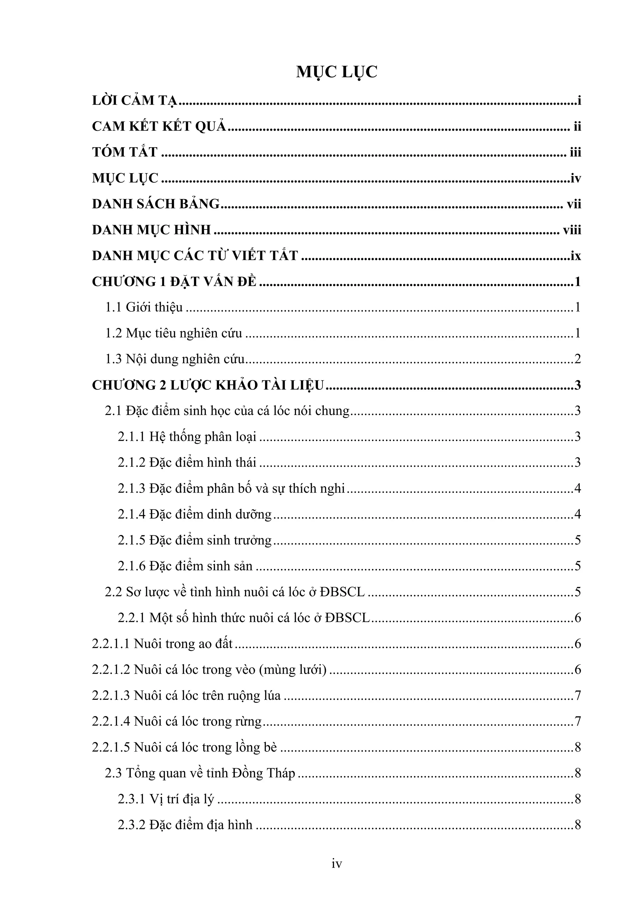 Hiệu quả kinh tế - kỹ thuật của mô hình nuôi cá Lóc trong ao đất | PDF