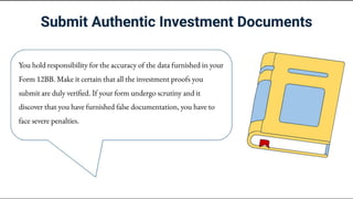 Comprehensive Guide to Form 12BB for Deductions and Key Highlights | PPT