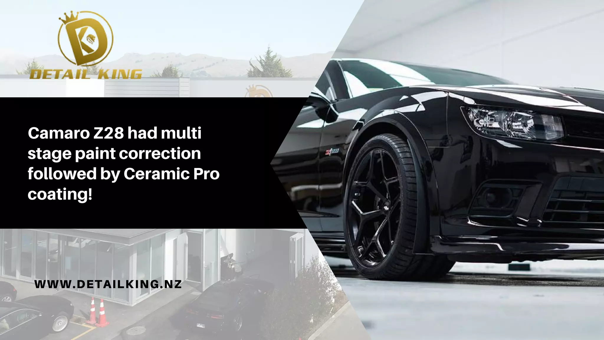 Camaro Z28 had multi stage paint correction followed by Ceramic ...