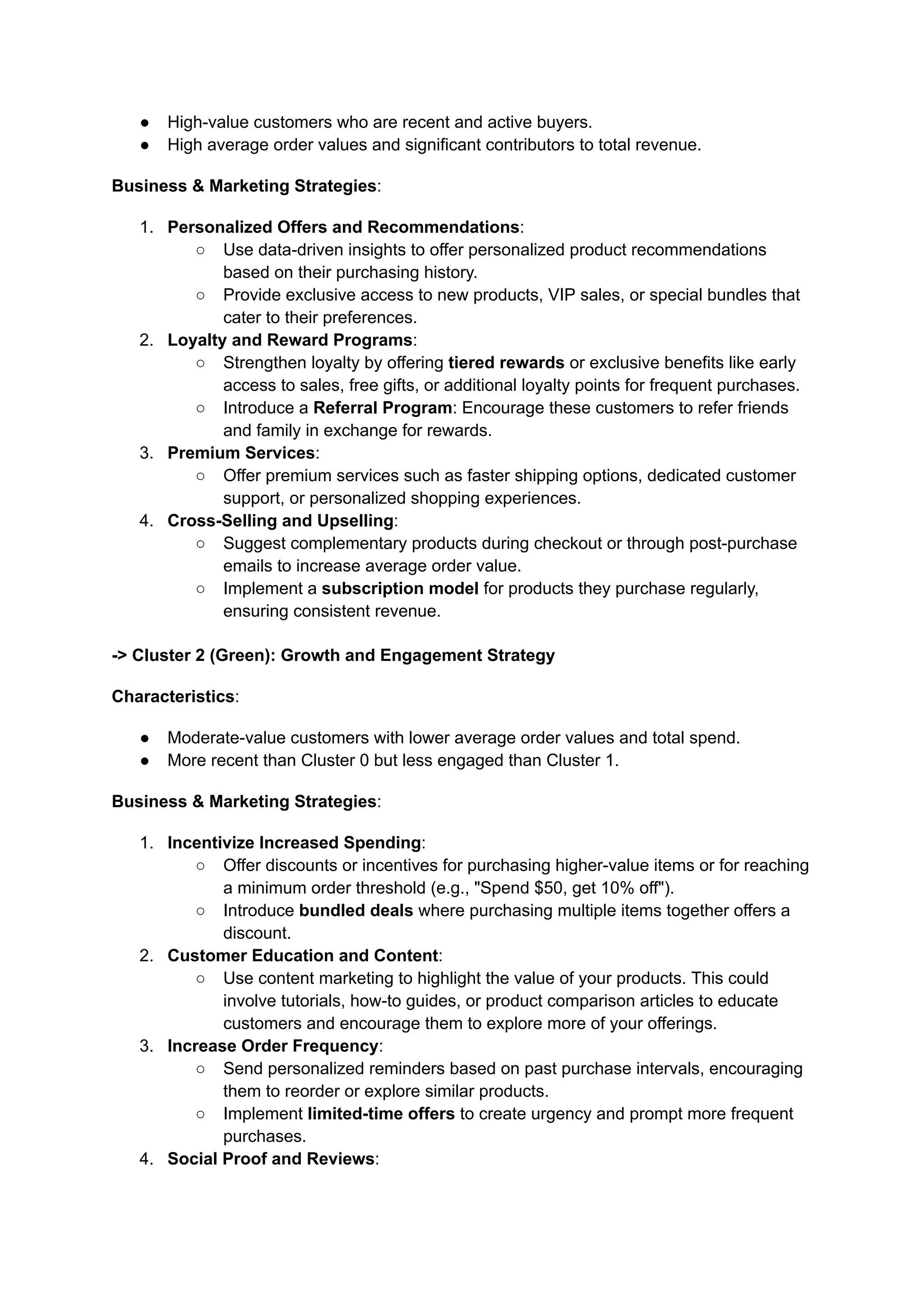 E-commerce Customer Segmentation and Predictive Modeling: Enhancing ...