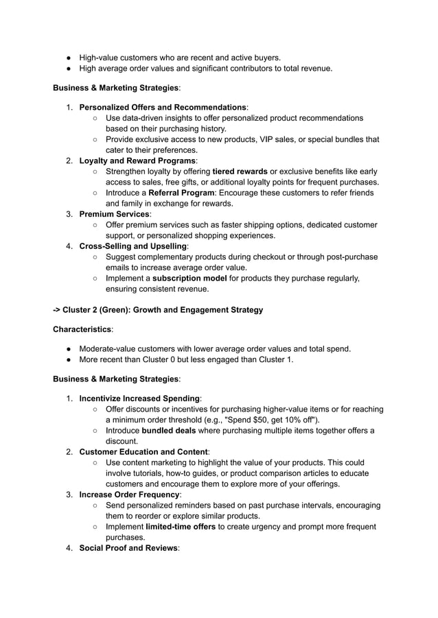 E Commerce Customer Segmentation And Predictive Modeling Enhancing