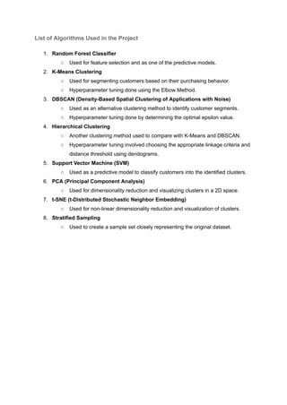 E-commerce Customer Segmentation and Predictive Modeling: Enhancing ...