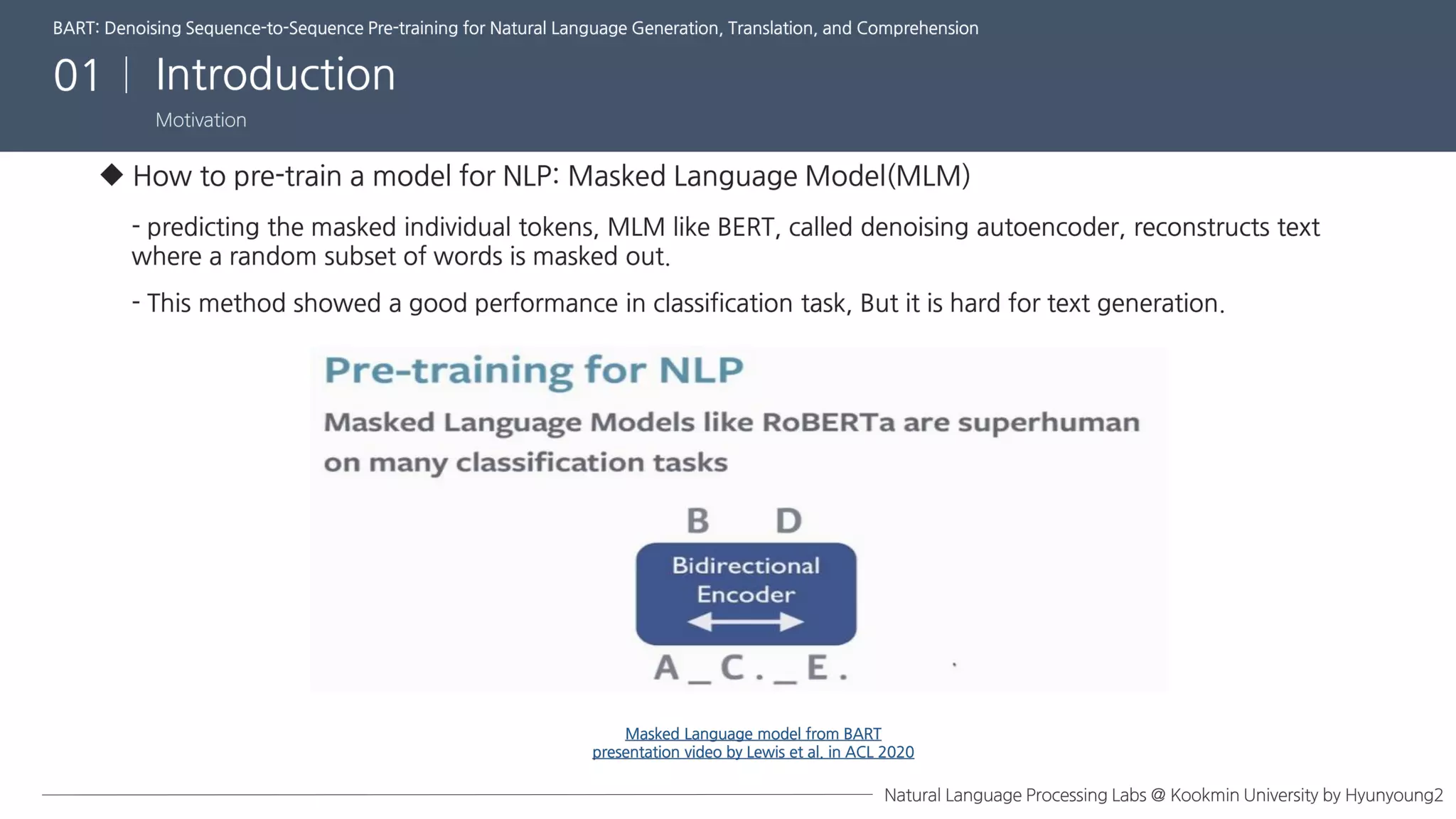 Paper Seminar Detailed Version Bart Denoising Sequence To Sequence Pre Training For Natural
