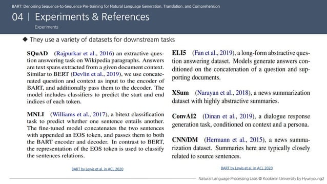 Paper Seminar Detailed Version Bart Denoising Sequence To Sequence Pre Training For Natural