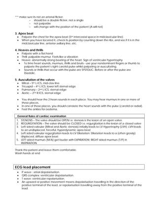 detailed first and second year OSCE stations | PDF | First Aid | Injuries