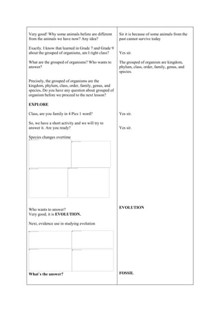 Detailed-Lesson-Plan.docx Biodiversity and Evolution | DOCX