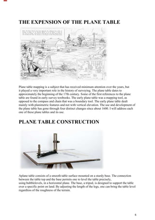 Detailed analysis of plane table surveying | DOCX | Drawing and ...