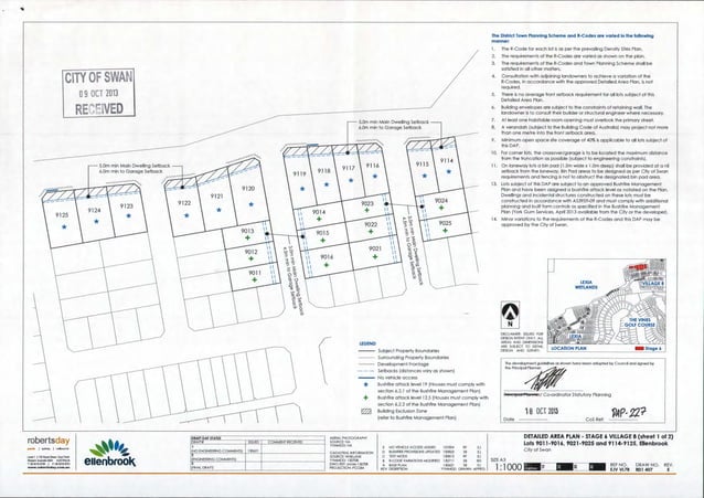 Detailed area plan 1 of 2 | PPT