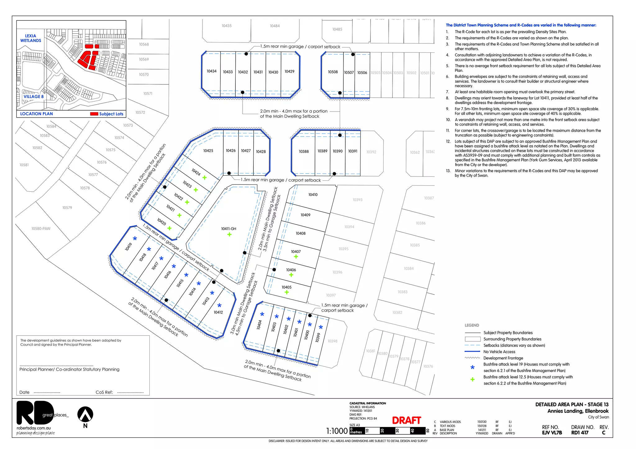Detailed area plan annie landing stage 13 | PDF | Developmental Sites ...