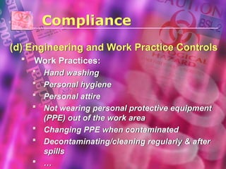 Detailed Bloodborne Pathogens and infection control | PPT