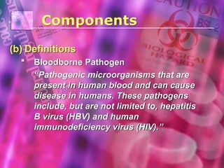 Detailed Bloodborne Pathogens and infection control | PPT
