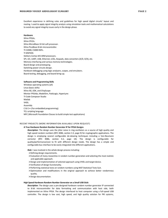 Detailed Cv | PDF