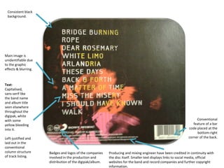 Detailed Digipak Analysis | PPT