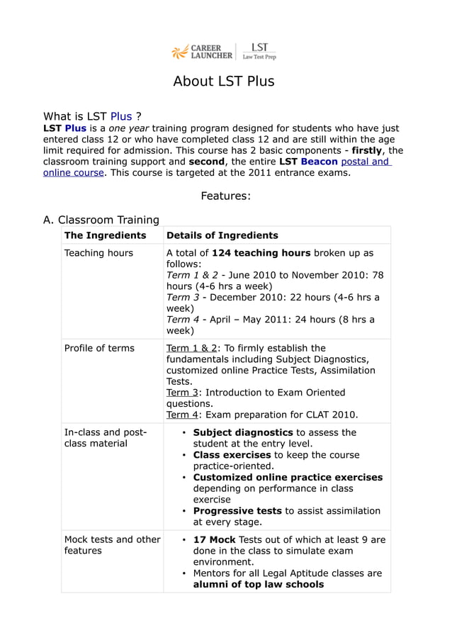 Detailed features about_lst_plus | PDF