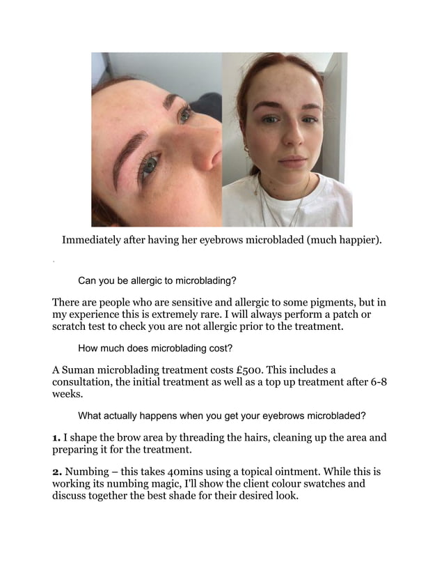 Detailed Information About Microblading Pdf