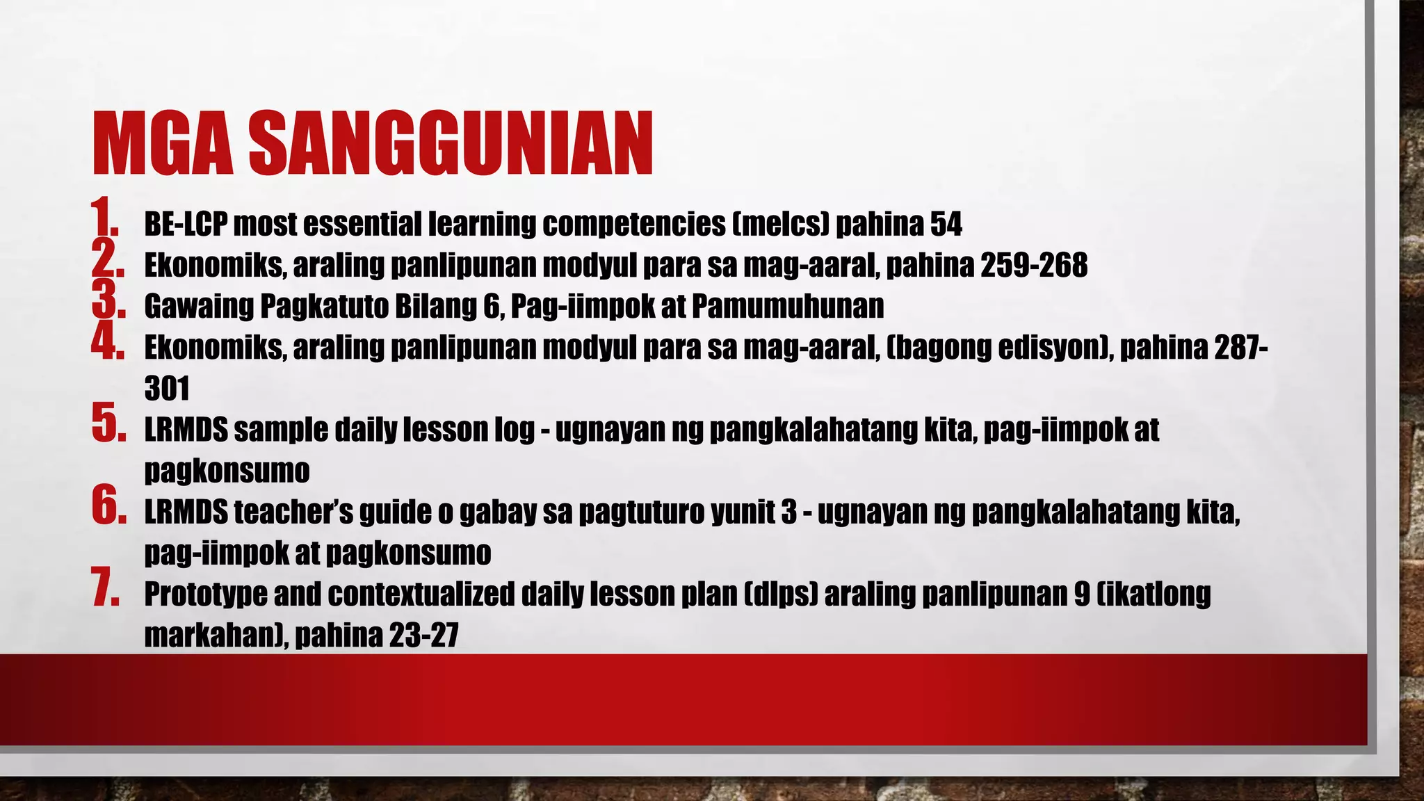 Detailed Lesson - DL - Araling Panlipunan 9 - Pag-iimpok at Pamumuhunan ...