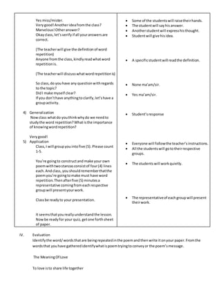 Detailed lesson plan | DOCX