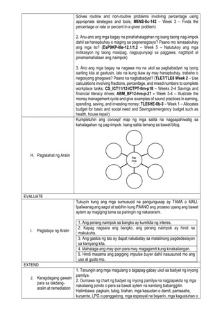 Detailed Lesson Plan - DLP - Araling Panlipunan 9 - Pag-iimpok at Pamumuhunan.docx