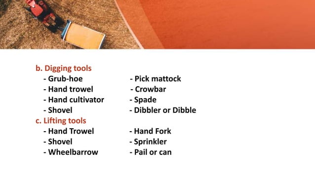 Detailed Lesson Plan Farm Tools.pptx | Agriculture | Industries