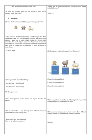 Detailed lesson plan in Animal Production | DOCX