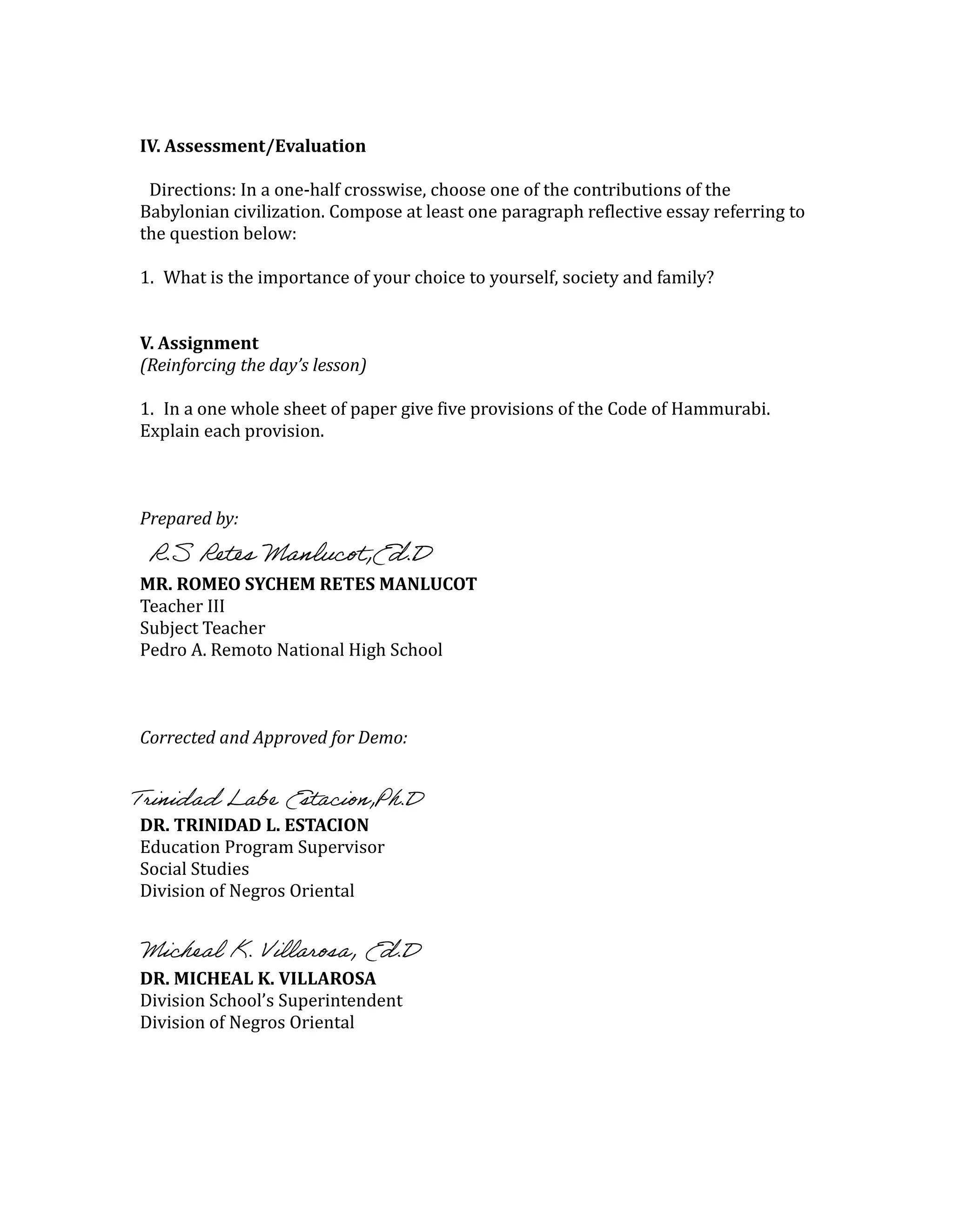 Detailed Lesson Plan (Social Studies) | PDF