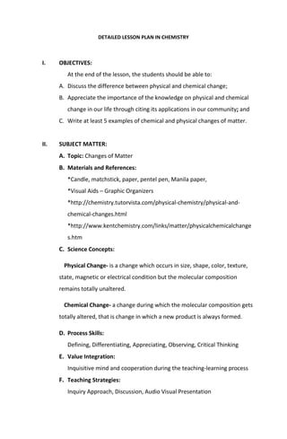 Detailed lesson plan in chemistry | DOCX