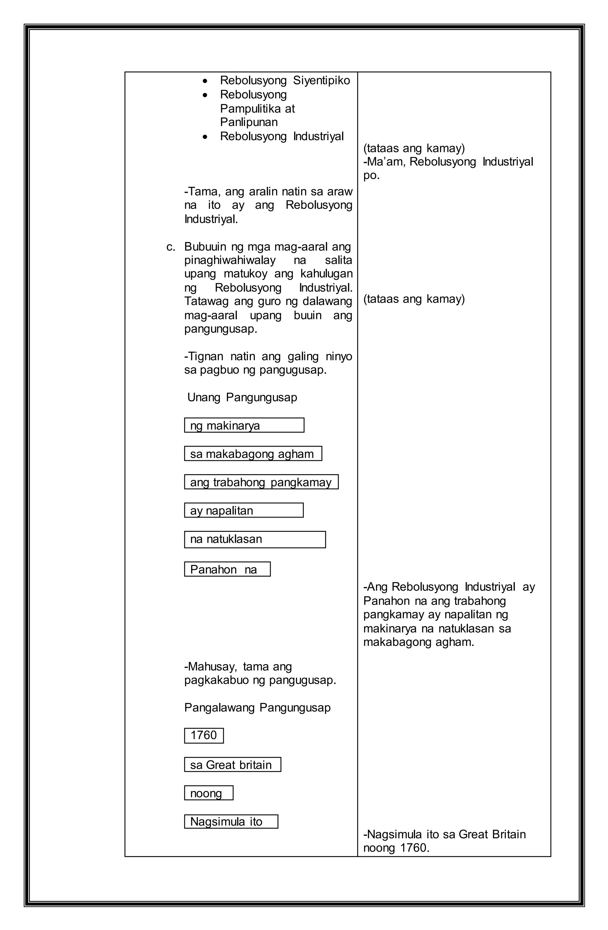 Detailed lesson plan in demonstration teaching | DOCX