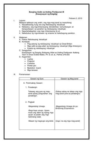 Detailed lesson plan in demonstration teaching | DOCX