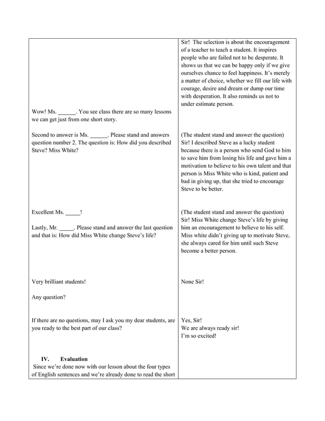 Detailed Lesson Plan in English pdf