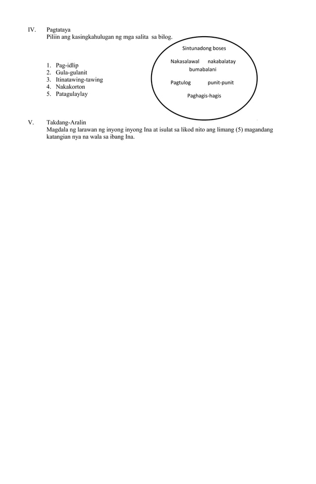 Detailed lesson plan in filipino | DOC