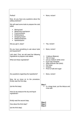DETAILED LESSON PLAN IN HOME ECONOMICS 2 | DOCX