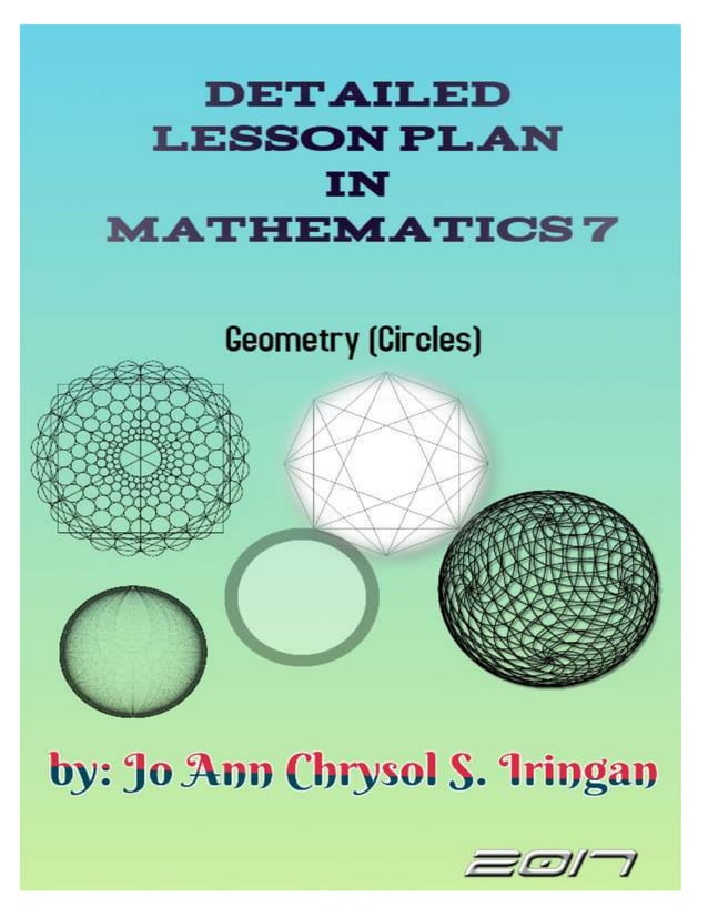 Detailed lesson plan in mathematics 7 (circles) | DOCX