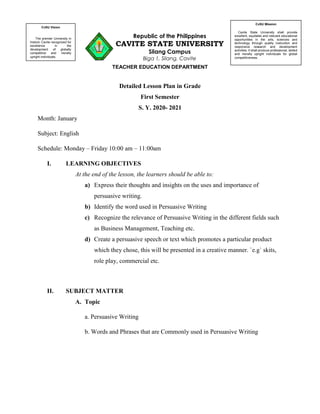 Detailed Lesson plan on persuasive writing.pdf