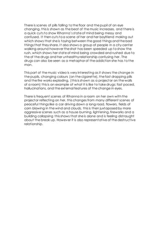 Detailedmusicvideoanalysis Rihanna | PDF