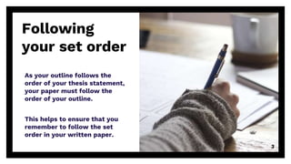 Research Paper Note Taking with an Outline | PPT