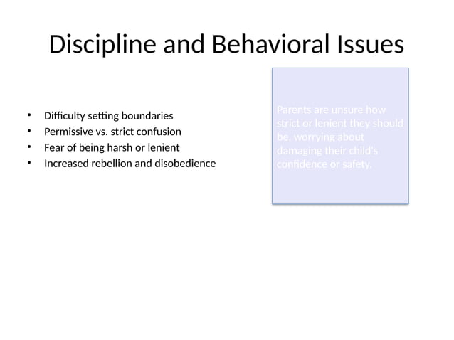 Detailed Parenting Challenges Presentation Pptx