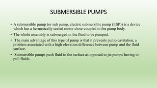 Detailed presentation on pumps | PPTX