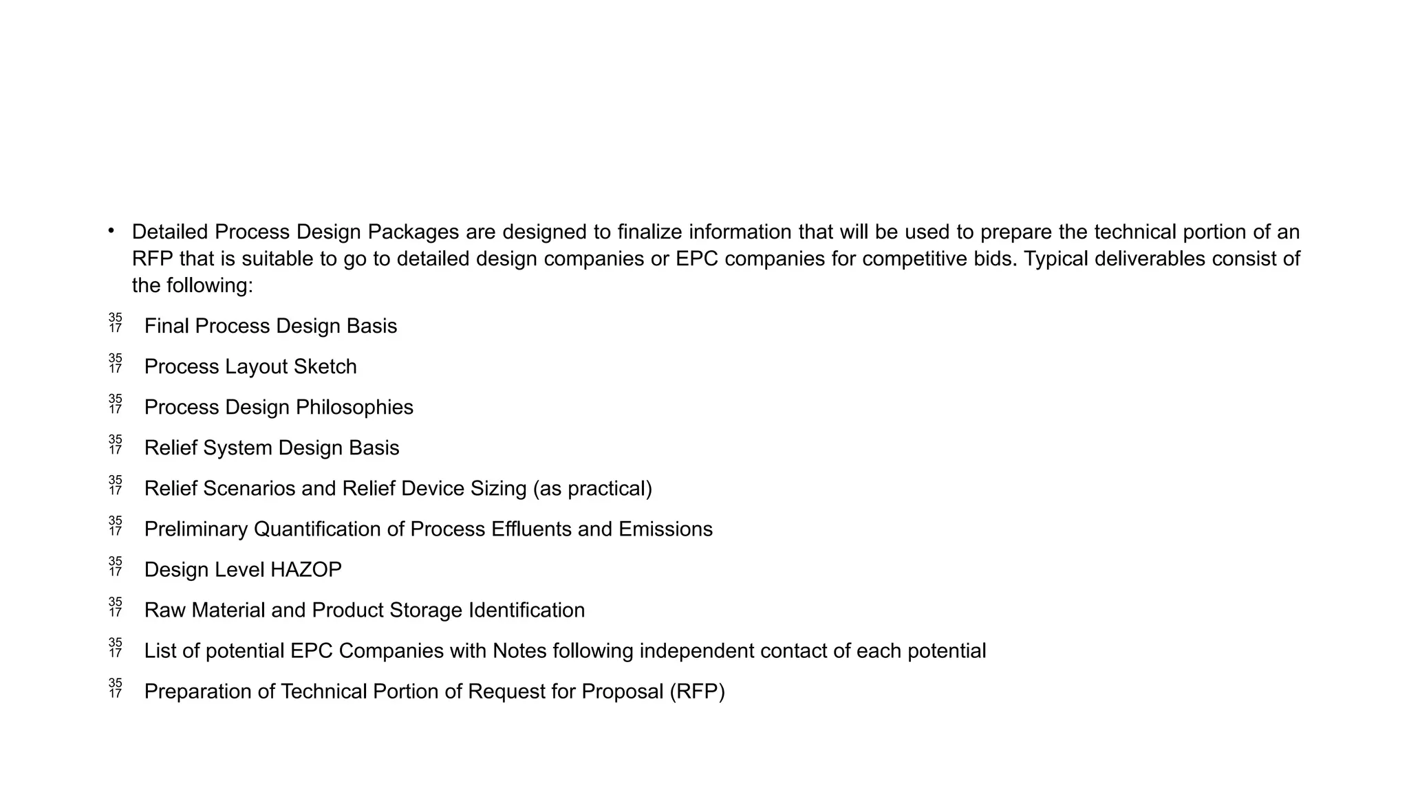 Detailed Process Design Package and RFP Preparation (FEL-3).pptx
