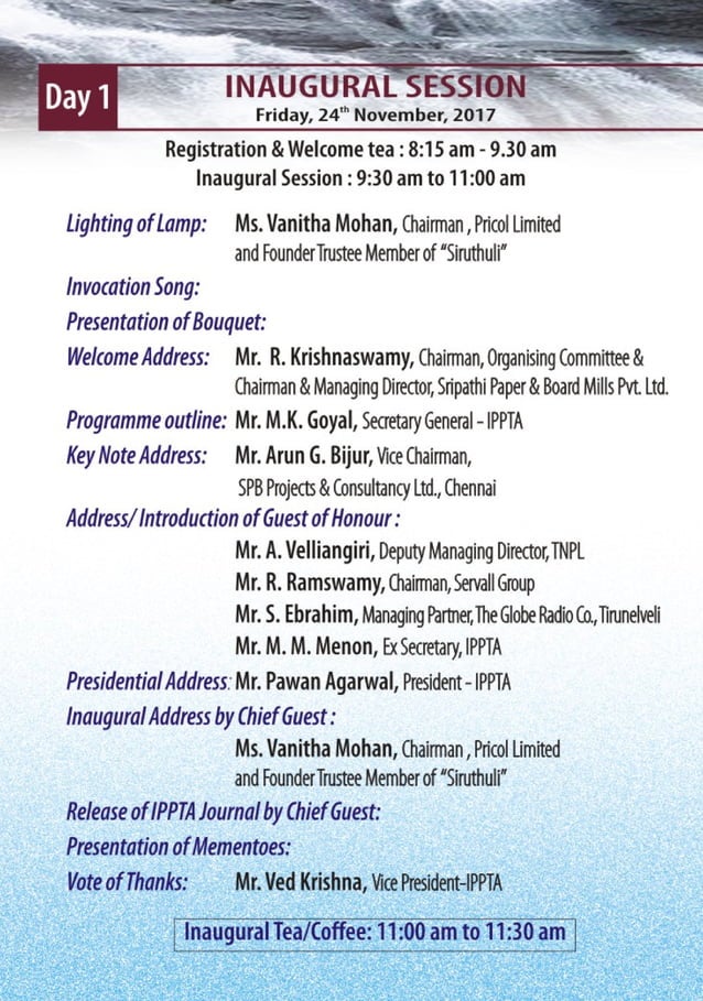 Detailed programme coimbatore conference | PDF